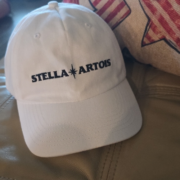 Stella Artois | Accessories | Stella Artois White Baseball Cap | Poshmark